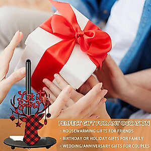 Christmas Paper Towel Holder, Christmas Bathroom Decor, Christmas Kitchen Decor Accessories Paper Towel Holder Stand, Metal Christmas Decorations for Kitchen, Large Towel Stand for Countertop