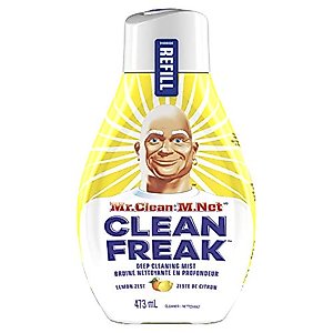 Mr. Clean, Deep Cleaning Mist Multi-Surface Spray, Lemon Zest Scent Refill, 1 Count, 16 Fl Ounce