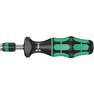Wera 05074710001 Kraftform 7445 Hexagon Torque Screwdriver, 1/4" Head, 2.5-11.5"/lbs Variable Torque Adjustment Range