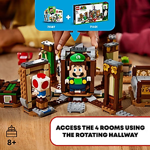 LEGO Super Mario Luigi’s Mansion Haunt-and-Seek Expansion Set 71401 Toy Building Kit for Kids Aged 8 and up (877 Pieces)