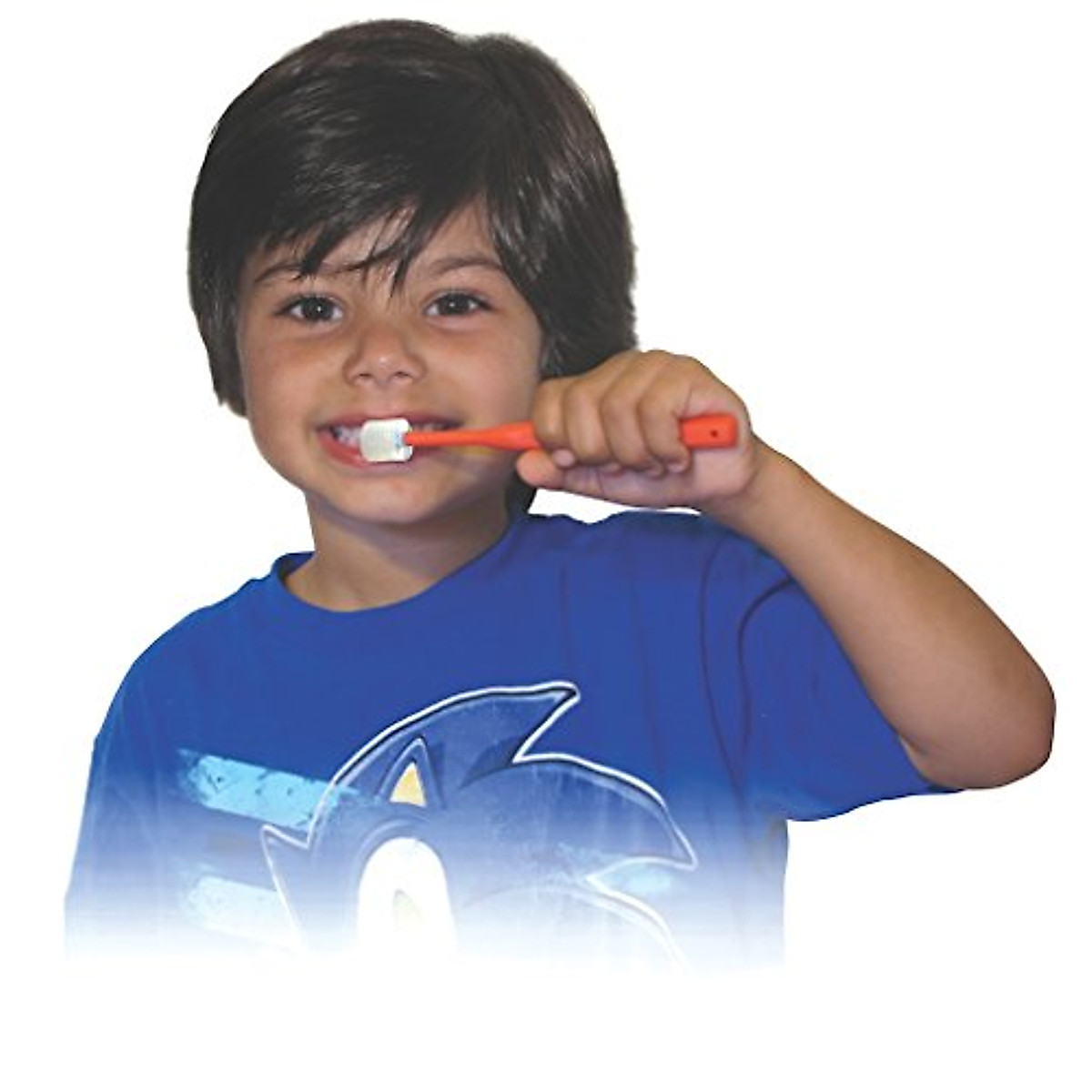 Brilliant Kids Toothbrush, For Kids Ages 5-9 Years Old, Round Brush Head -Soft Bristles, Royal Blue, 3 Count