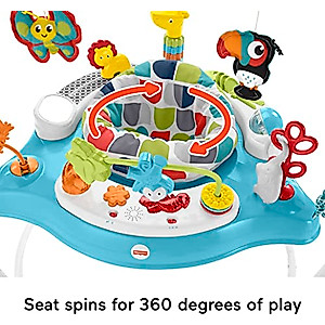 Fisher-Price Baby Bouncer Color Climbers Jumperoo Activity Center with Music Lights & Developmental Toys (Amazon Exclusive)
