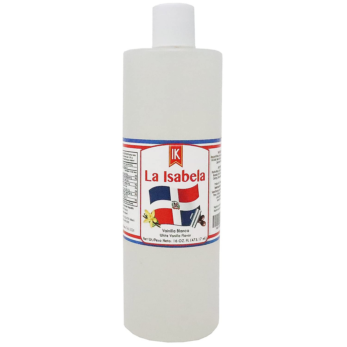 MBP Family Caribbean White Vanilla Extract From Dominican Republic 16 Oz.