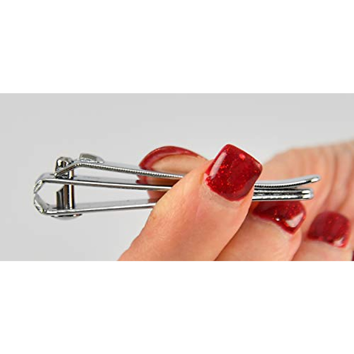 HOME-X Manicure Set, Grooming Kit, Travel Nail Care Tools - 4 Pieces in Purple Case, Fingernail and Toenail Clippers – 4” L x 2.5” W