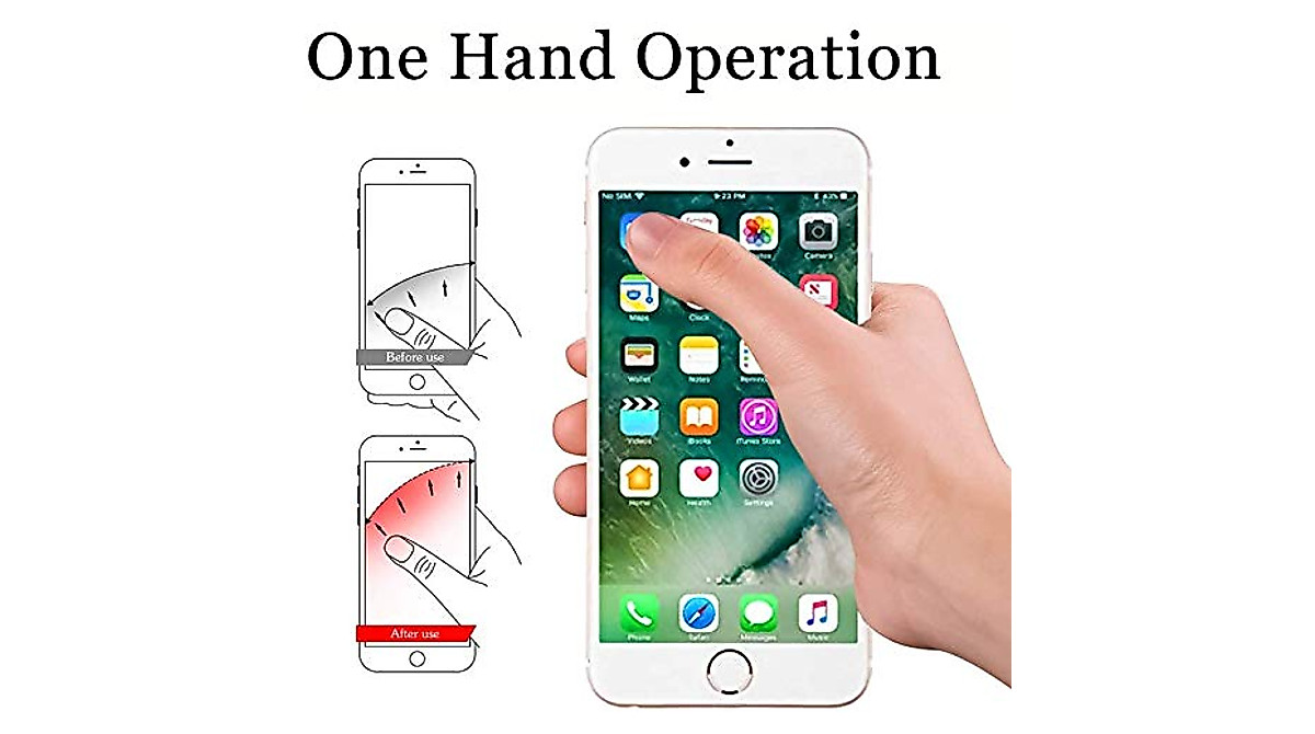 4 Pack Phone Grip - Secure & Stylish Rose Gold Marble Holders
