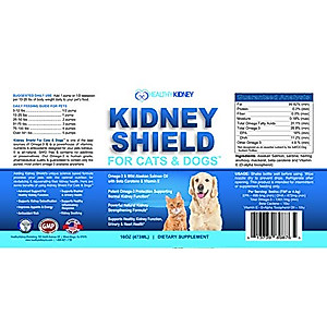 Dog and Cat Kidney Support, Canine Feline Renal Health Support Supplement For Normal Kidney Function, Creatinine, Detox, Urinary Track Cleansing, Best Kidney Stuff, Improve Pets Alive an Kidney Health
