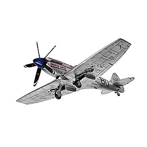 Airfix Model Set - A05139 Supermarine Spitfire MKXIV Civilian Schemes Model Building Kit - Plastic Model Plane Kits for Adults & Children 8+, Set includes Sprues & Decals - 1:48 Scale Model