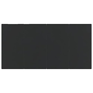 WHOPBXGAD 5 Piece Patio Dining Set Deck Furniture,Gardens Patio Furniture,Designed for use on lawns, terraces, poolsides, patios and Gardens,Dark Gray Poly Rattan