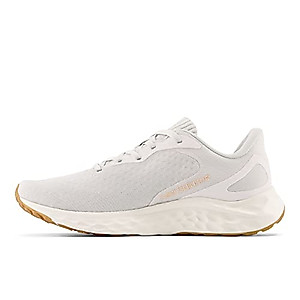 New Balance Women's Fresh Foam Arishi V4 Running Shoe, Summer Fog/Nimbus Cloud/Light Gold Metallic, 8.5