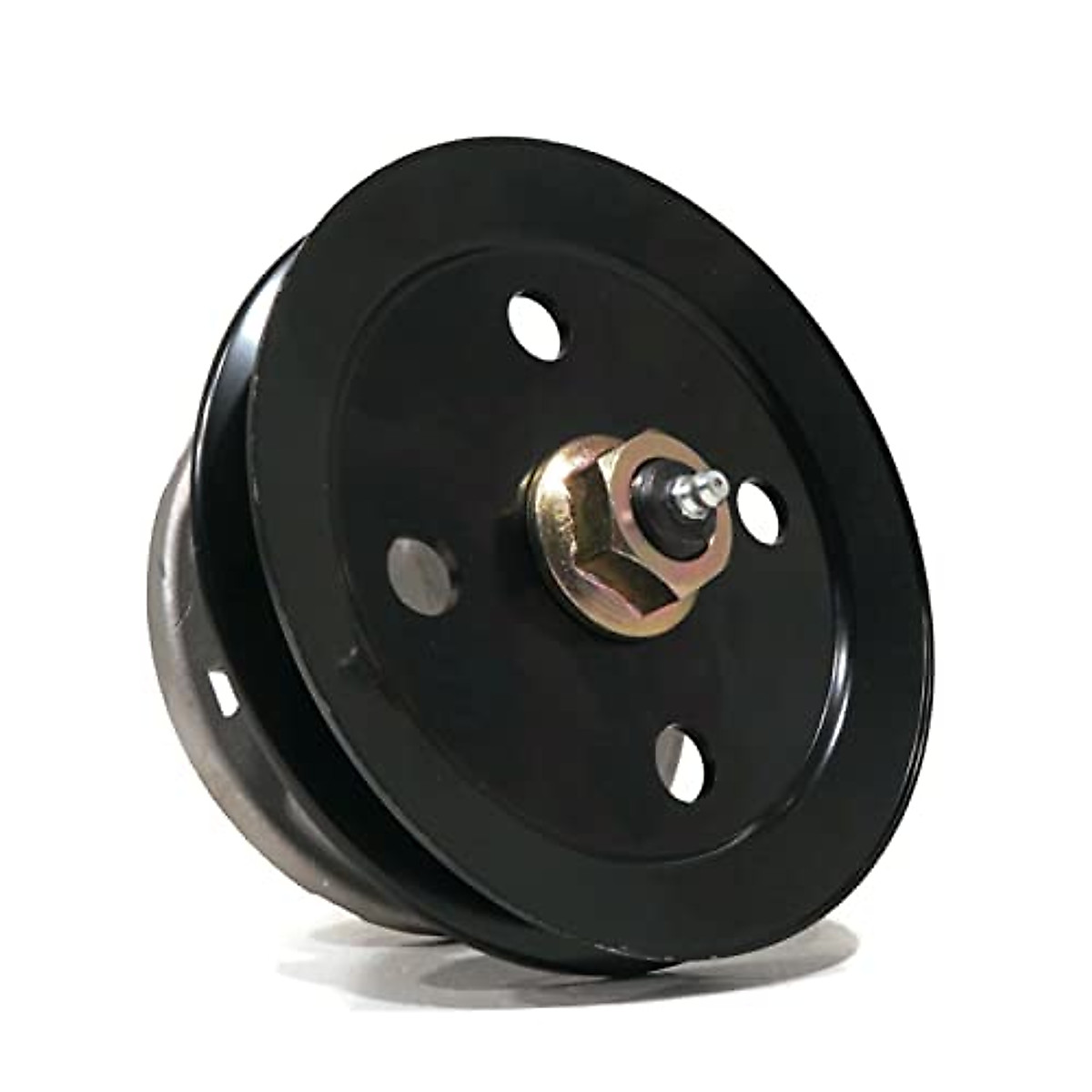 The ROP Shop | Spindle Assembly with Pulley for John Deere M110006, M122456 Garden Tractor Deck