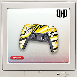 BABY CUDDLE BOX Sporty Custom PS-5 Controller Wireless compatible with Play-Station 5 Console by BCB Controllers | Proudly Customized in USA with Permanent HYDRO-DIP Printing (NOT JUST A SKIN)