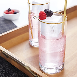 ZOKU Jumbo Ice Cube Trays, Set of 2, Stackable Large Silicone Molds with Flavor-Guard Lids, Easy-Release, BPA-Free