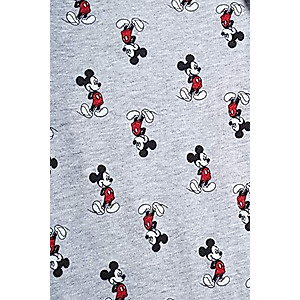 Disney Baby Boys Romper - 2 Pack Short Sleeve Baby Jumpsuit with Snap Closure - Cozy Baby Bodysuit for Boys (Newborn/Infant), Size 18M, Mickey Black/White/Grey Multi