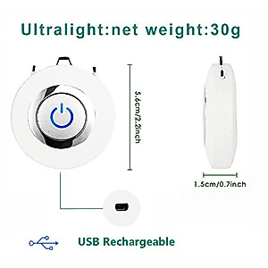 Portable Air Purifier Necklace,Mini Personal Wearable Air Purifier,USB Rechargeable, No Noise,for Car, Airplane, Bedroom, Office, Travel
