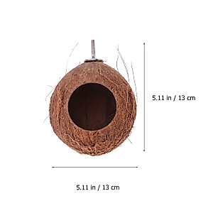 POPETPOP Pet Sleeping Nest Animal Squirrel Nest Hanging Hamster Nest Pet Bamboo Animal Nest