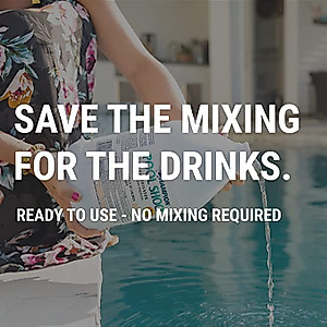 Champion Pool Shock - Ready to Use Liquid Chlorine - Commercial Grade 12.5% Concentrated Strength - 4 Gallon