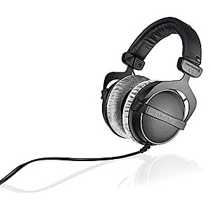 beyerdynamic DT 770 PRO Headphones (250 Ohm) Bundle with Hard Shell Headphone Case (2 Items)