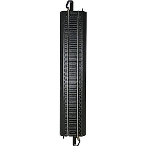 Bachmann Trains - Snap-Fit E-Z TRACK 9” STRAIGHT TRACK - BULK (50 pcs) - STEEL ALLOY Rail With Black Roadbed - HO Scale