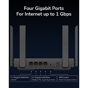 Cudy New AX3000 Dual Band Wi-Fi 6 Router, Mesh Wi-Fi Router, 802.11ax Internet Router, 160MHz, MU-MIMO, OFDMA, WireGuard, OpenVPN, WPA3, WR3000