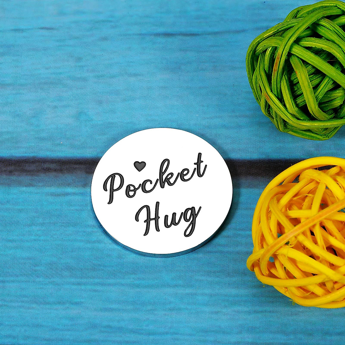 Inspirational Gifts for Women Friends Pocket Hug Christmas Valentiens Day Birthday Gifts for Her Female Sisters Coworker Breast Cancer Survivor Get Well Soon After Surgery Gifts Double Sided