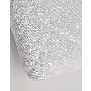 Waterproof Bassinet Mattres Pad Cover Fits 33x20 Baby Delight, Mika Micky, KoolaBaby, Dream On Me, ANGELBLISS and Bedside Sleeper Mattress, 2 Pack, Soft Bamboo Terry Surface, White