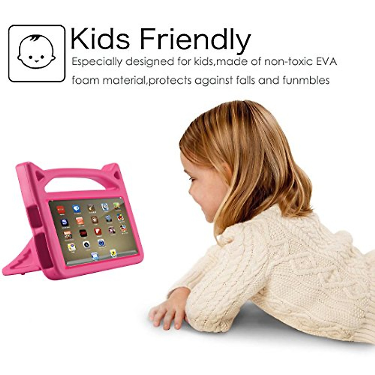 All-New Fire 7 Case, Fire 7 2017 Case (Pink)