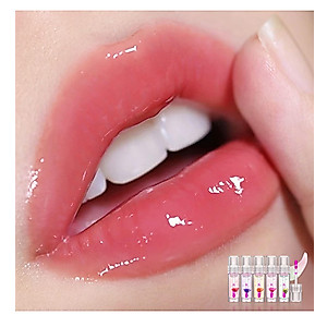 Corleone Hydrating Lip Glow Oil Set, Lip Oil Gloss Moisturizing Nourishing Shiny No-Sticky Transparent Plumping Lip Balm Oil Repairing Lightening Lip Line