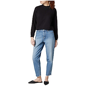 JAG Jeans Women's Luna Mom Jean, Soho Blue, 16