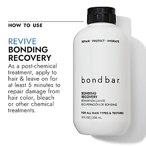 Bondbar Treatment for Damaged Hair, Repairs, Protects & Hydrates Colored or Chemically-Treated Hair, Vegan, Cruelty-Free, 8 Fl. Oz.