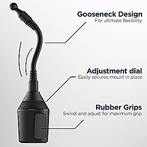 Encased Cup Phone Holder for Car, Magnetic Universal Cupholder Cellphone Mount for iPhone 11/12/13/14 Pro Max & Samsung S8/S9/S10/S20/Plus/Ultra