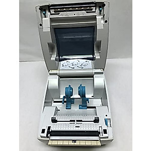 #S6B Zebra LP2844 Printer 2844-20301-0031 W/New Adapter USB Power Cables & Print