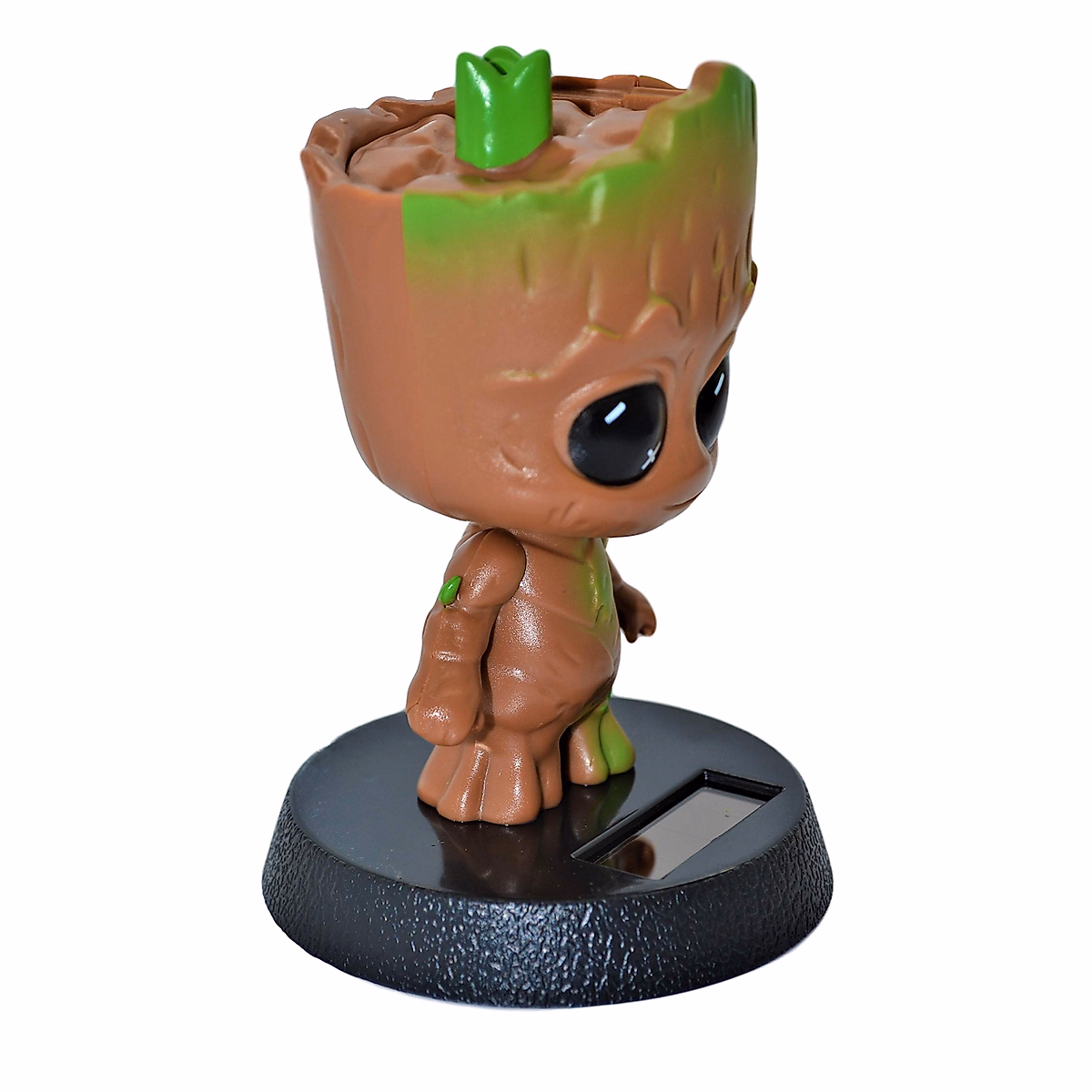 GROOT Solar Powered PVC Bobblehead Car Home Office Ultra Detail Doll