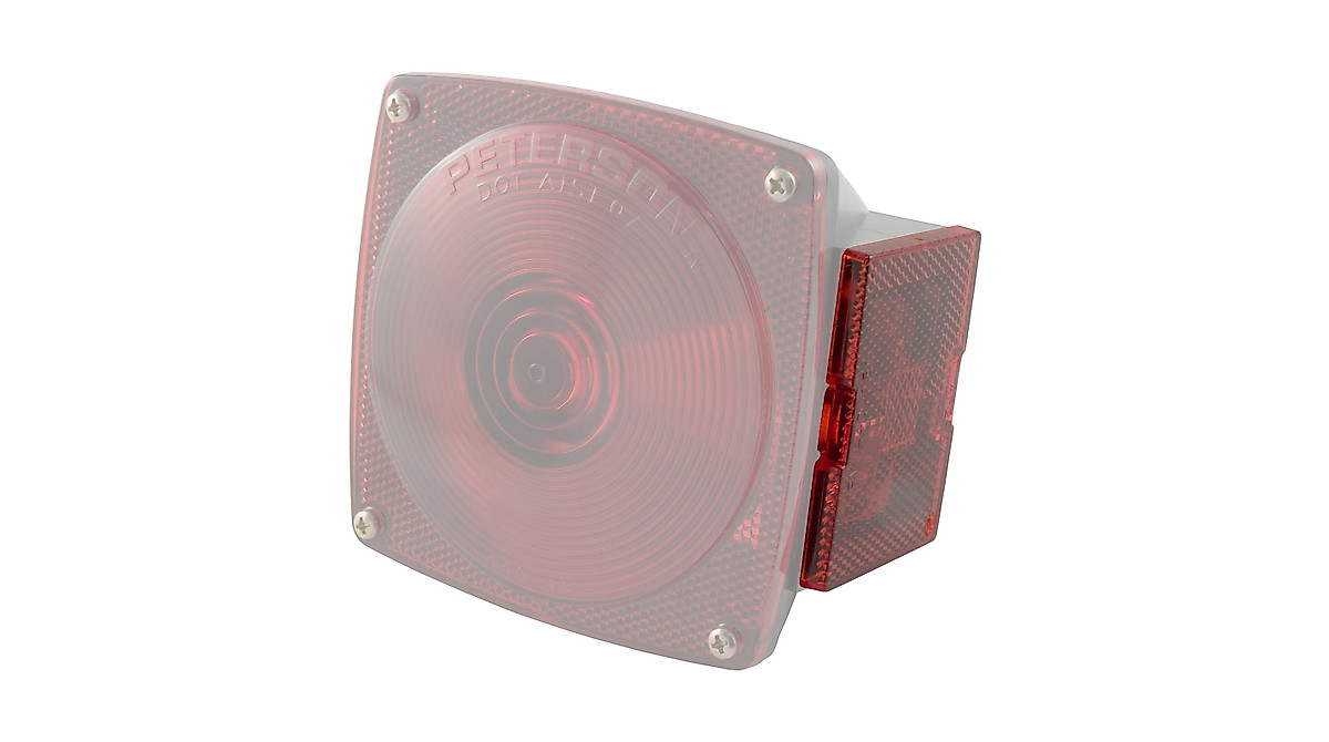 CURT 53515 Red Trailer Light Lens - DOT Approved Replacement