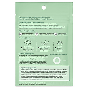 Rael Pimple Patches, Miracle Microcrystal Spot Cover - Hydrocolloid Acne Patch with Tea Tree Oil, Early Stage Zits and Blemish, Korean Skin Care, Vegan, Cruelty Free (36 Count)