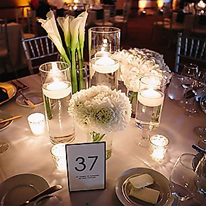 30 Pieces Tea Wax ,Unscented Floating Candles,Smokeless Floating Water Candle for Wedding Party Pool SPA Valentine's Day Bathtub Dinner Christmas Party Decoration (White)