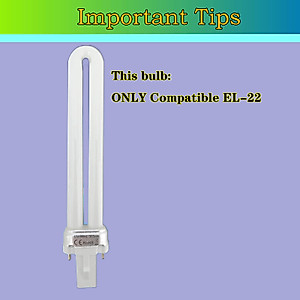 amgolibi 9 Watts Fluorescent Bulb Compatible with FlyWeb Classic Fly Light EL 22, CFS BL350 Replacement Light Bulbs