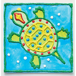 Faber-Castell 3D Sand Painting Kit for Kids: Create 5 Sand Art Pictures, DIY Arts and Crafts for Kids Ages 6-8+, Art Projects and Gifts for Girls and Boys, Red, Yellow, Green, Blue and White