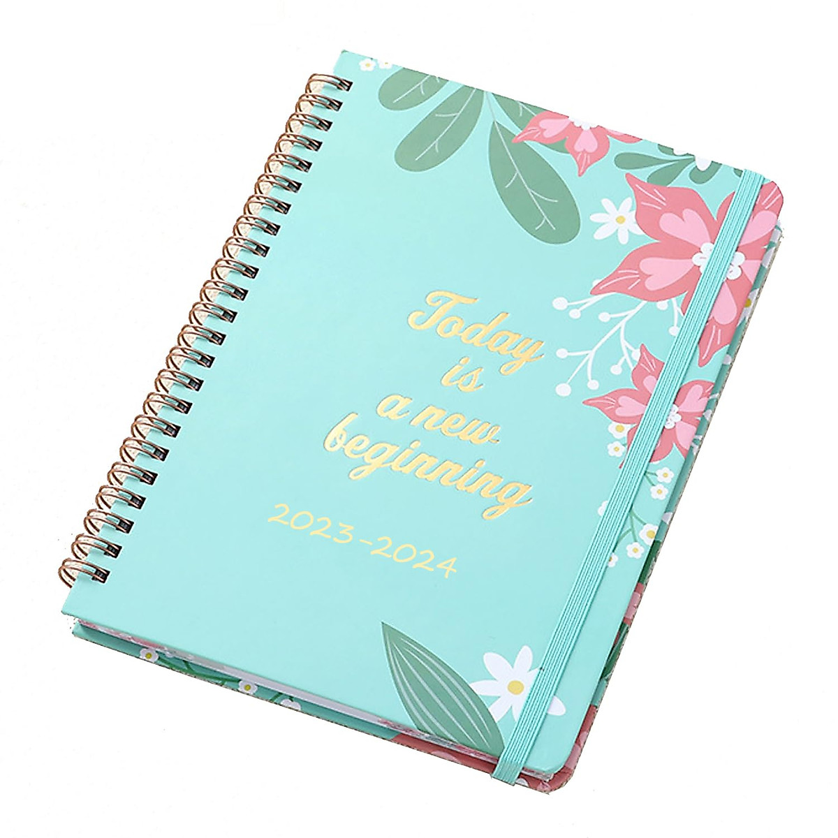 2023-2024 Planner - Planner Weekly and Monthly, 2 Year Monthly Planner with Monthly Tabs, 2023-2024 Calendar Planner with Twin-Wire Binding, Premium Paper, Flexible Cover, Check Box (Mint green)