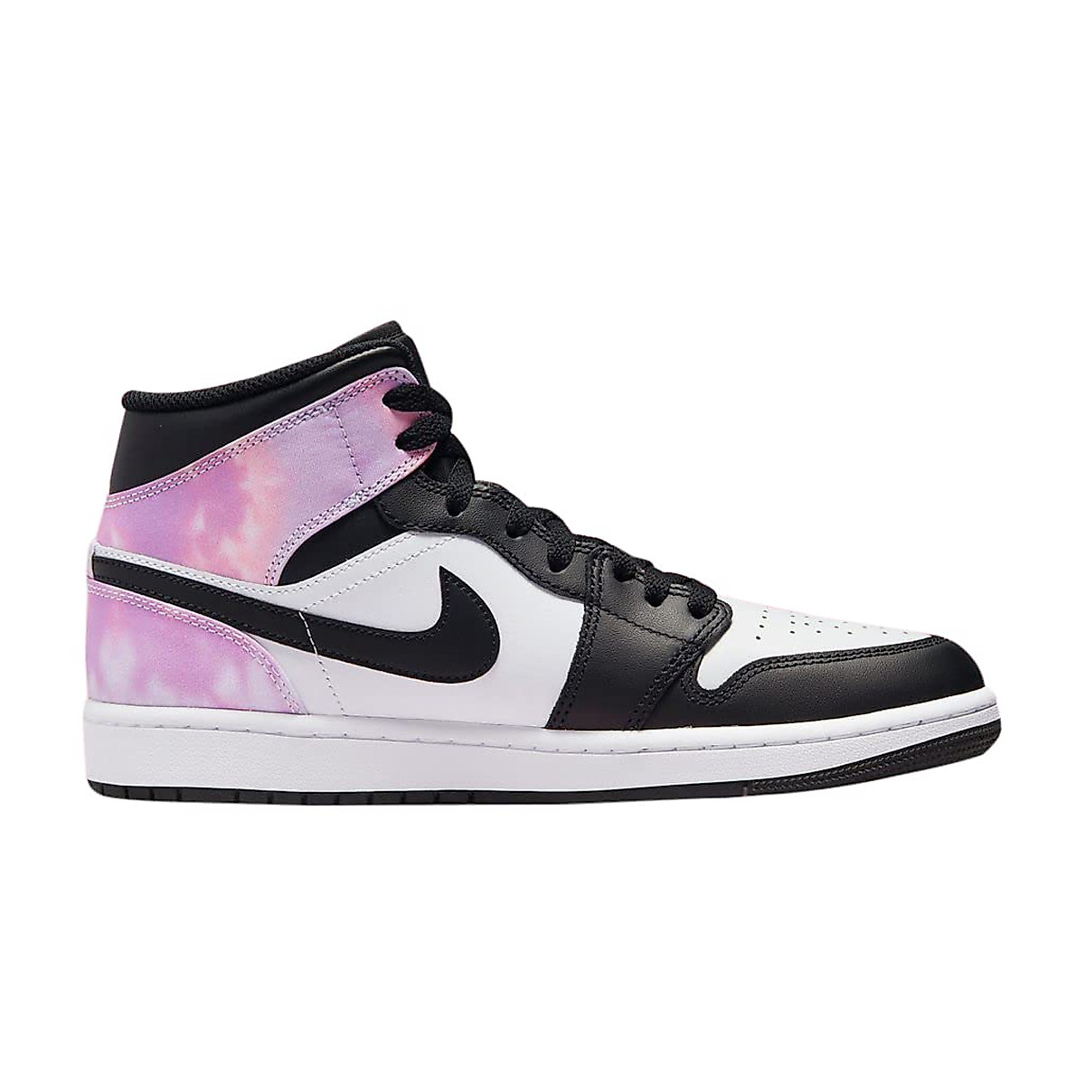Nike Men's Air Jordan 1 Mid Se Dm1200 Shoes, Black/Bleached Coral-white, 9.5