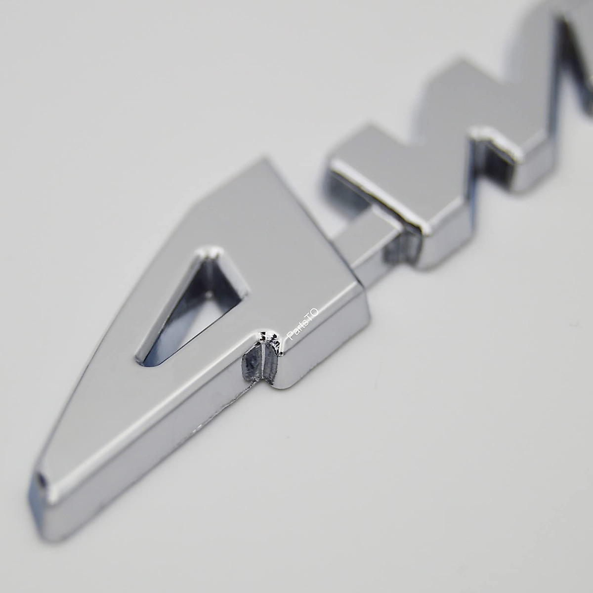 Chrome Metal 3D 4WD Emblem Badge with Pre-Adhesive for Honda Passport and Toyota 4Runner Tacoma and Subaru Crosstrek and Nissan Frontier Tina Exterior Performance Trim Decal