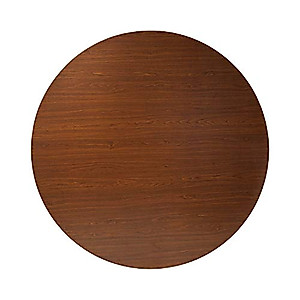 Advantage 5 ft. Round High Pressure Laminate Folding Banquet Table