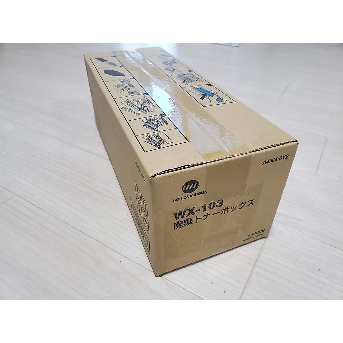 Konica-Minolta A4NNWY1 WX103 Genuine Toner Waste Container, 40000 Page-Yield