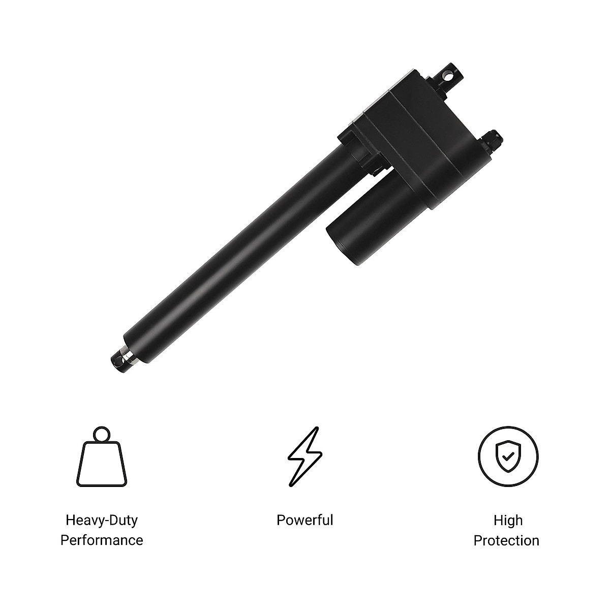 Progressive Automations 12V High Force Linear Actuator - 12 Inches Stroke, 2000 lbs Force, Heavy Duty Linear Actuator with Feedback Potentiometer IP65 Protection for Industrial Use, PA-17