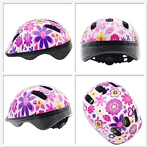 Toddler Helmets Kids Girl Boy Bike Helmet Muti-Sport Adjustable from Toddler Kids to Youth CPSC Certificated