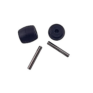 SCREENTRONICS 2x Front Mini Roller Wheels Compatible Replacement for Neato Botvac D3 Pro D3 D4 D5 D6 D7 Connected Robotic Vacuum Cleaner Black