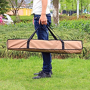 LIRUXUN Outdoor Folding Table and Chair Camping Aluminum Picnic Table Waterproof and Durable Folding Table Desk