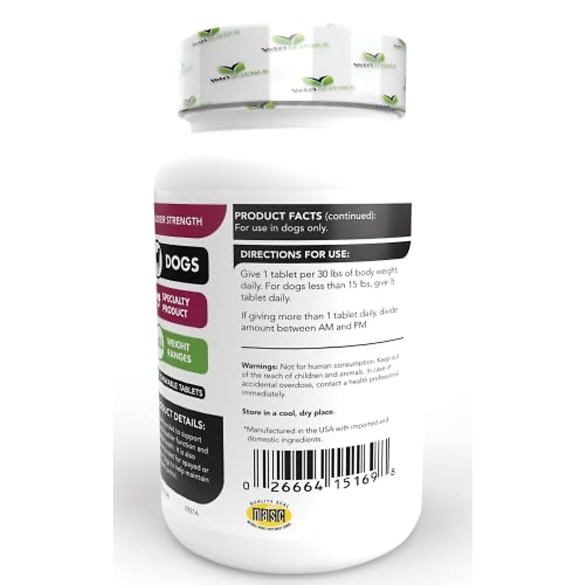 VETRISCIENCE Bladder Strength for Dogs, 90 Chewable Tablets - Vet Formulated Bladder Control Supplement with Saw Palmetto