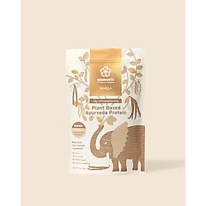 Elements Plant Based Vegan Vanilla Protein Powder - Meal Replacement Shake Made from Pure Organic Yellow Peas & Vanilla Bean Powder - Keto, Dairy Free, Soy Free, Paleo, and Non-GMO - 1lb - 14 Servings