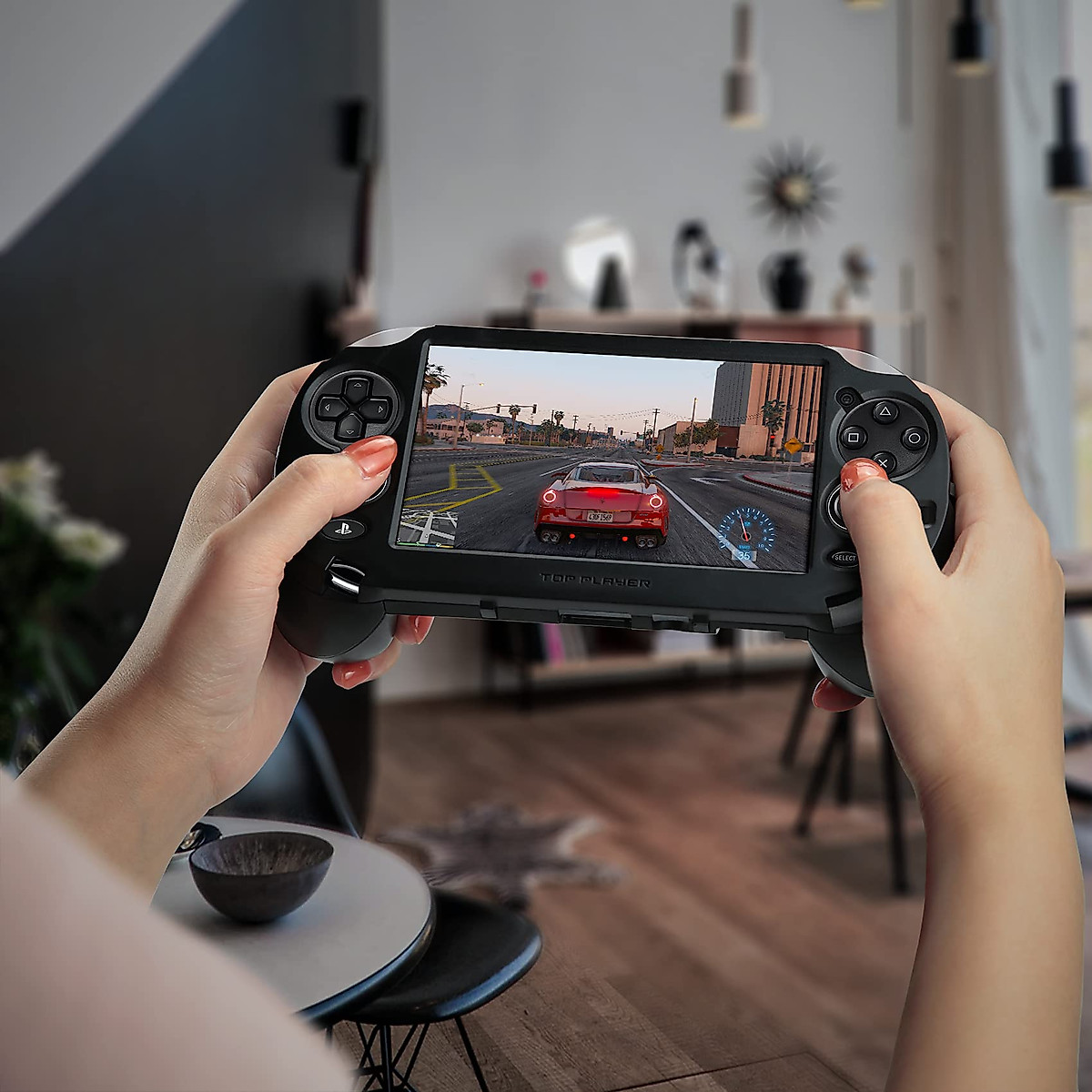 CHENLAN L2 R2 Trigger Hand Grip Shell Controller Protective Case for Playstation PS Vita 1000