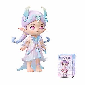 Aven Rabbit ROOYIE Treasures Series Blind Box Toy Mystery Box Cute Collectible Figures Action Kawaii Model Girl Birthday Surprise Random Trendy Toys Room Desktop Decroration (1 Pack)
